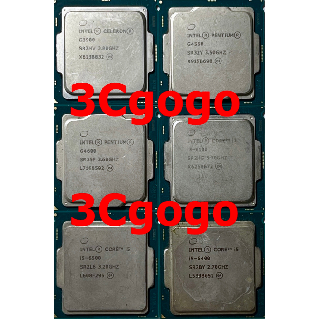 【優質二手良品】Intel G3900、G4560、G4600、i3-6100、i5-6400、i5-6500 CPU | 蝦皮購物