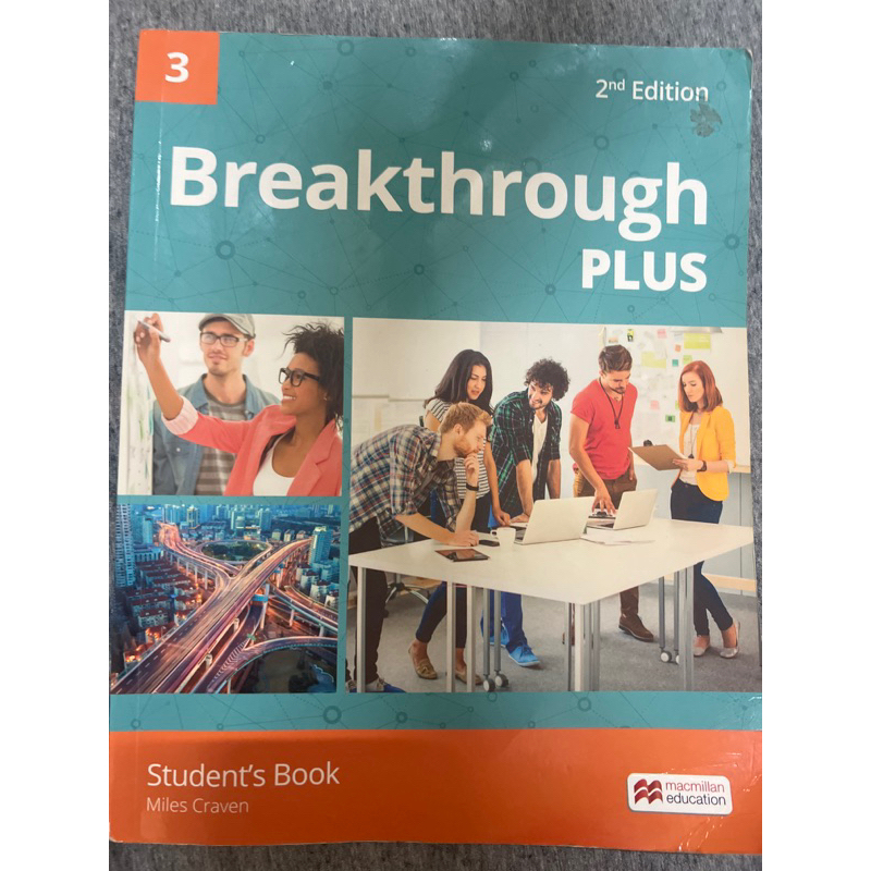 Breakthrough PLUS Student's Book 3- 2nd Edition-Craven 有劃記 | 蝦皮購物
