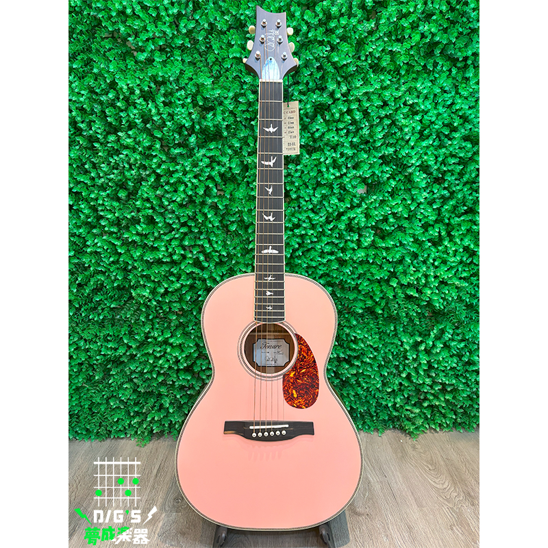 [夢成音樂中心] PRS SE P20E LOTUS 面單電木吉他 全桃花心木 粉色 附原廠琴袋 | 蝦皮購物