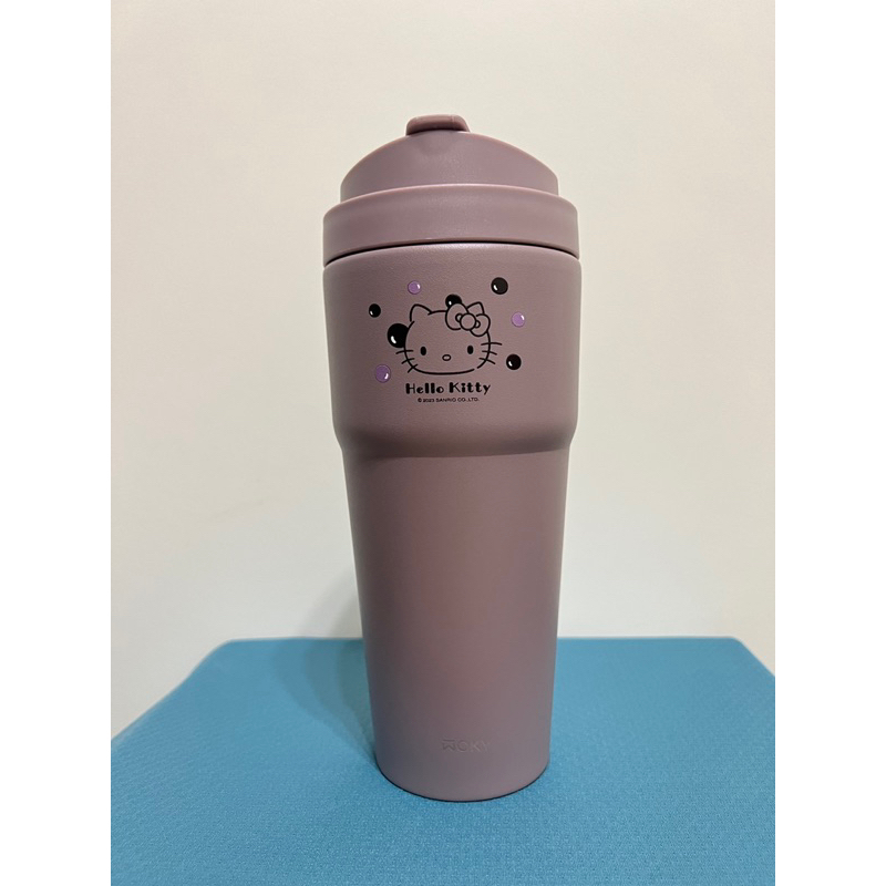 【WOKY X 三麗鷗】 Kitty聯名 手提鈦瓷保溫杯750ml | 蝦皮購物
