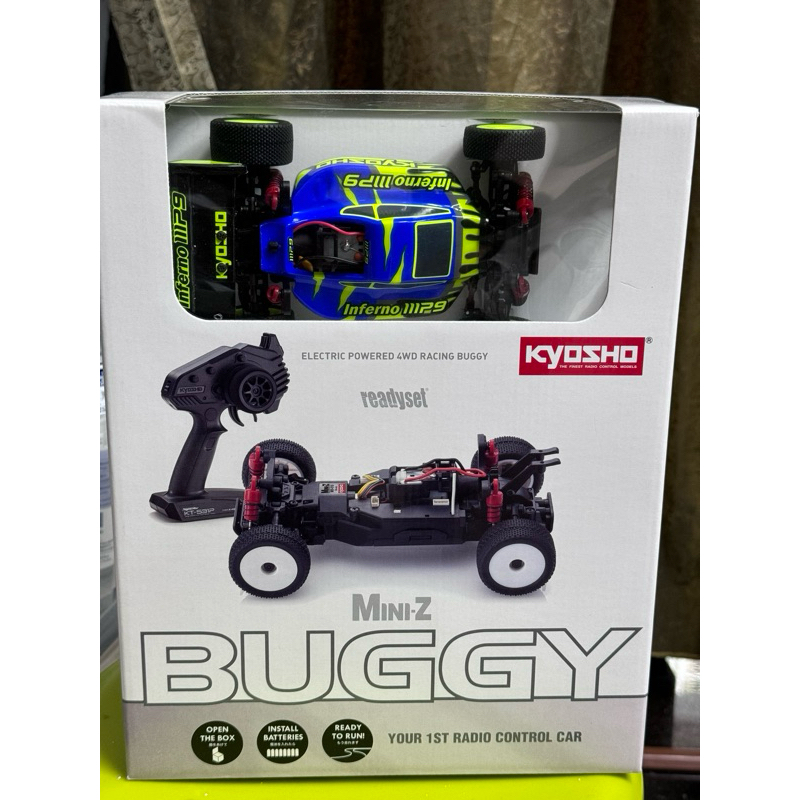 KYOSHO MINI-Z Buggy Ready set INFERNO MP9 TKI Blue tamiya | 蝦皮購物