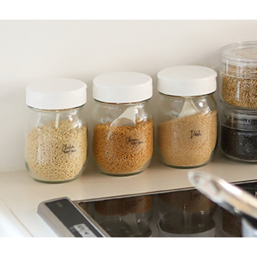 日本星硝｜現貨｜cellarmate 雙開口調味罐+勺 保存瓶 胡椒鹽分裝瓶 糖罐 seisho 2way佐料瓶 | 蝦皮購物