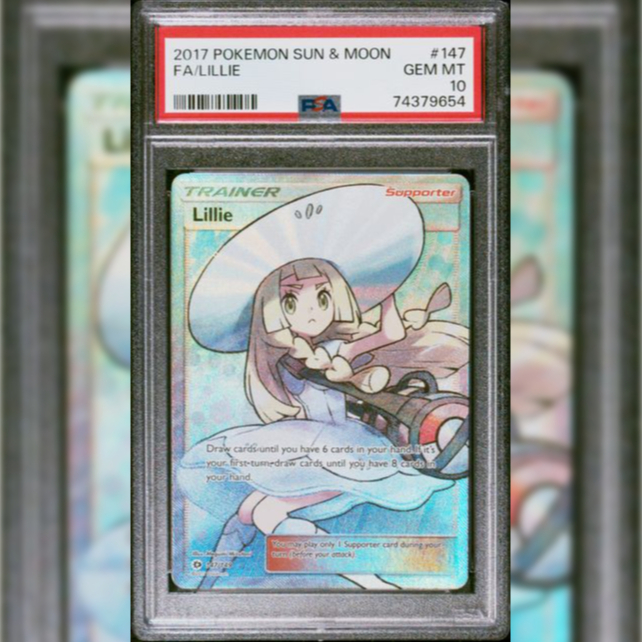 PSA10.9 美版鑑定卡 白帽莉莉艾 寶可夢 PTCG | 蝦皮購物
