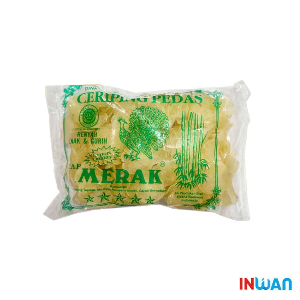 印灣 INWAN 】CERIPING PEDAS CAP MERAK MENTAH 生木薯炸餅 KRUPUK | 蝦皮購物