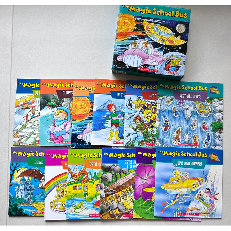 Magic School Bus Box Set 12本（Huang) | 蝦皮購物