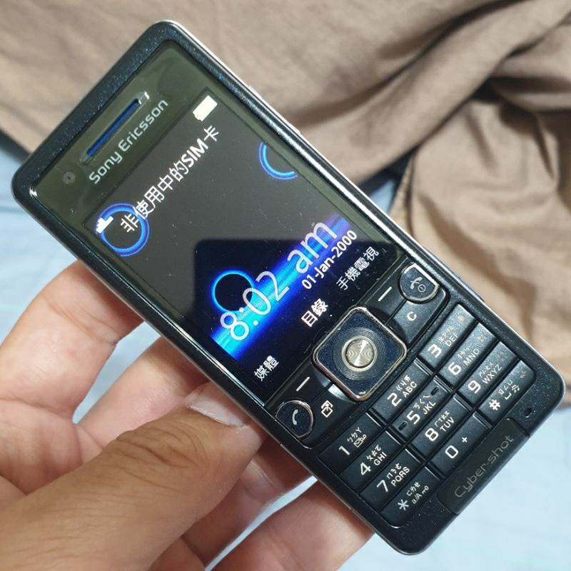 出清經典收藏 Sony Ericsson C510 未來黑 Cyber-shot 320萬 滑蓋式鏡頭 微笑快門 外觀新 | 蝦皮購物
