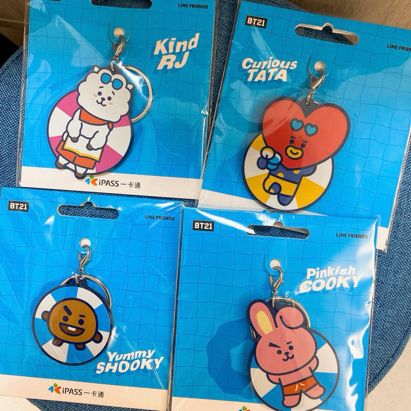 BT21 造型一卡通 ～ RJ、TATA、SHOOKY、COOKY～iPASSK | 蝦皮購物