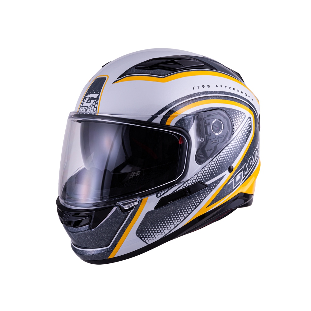 SOL SF-6 / SF6 GMAX FF-98 復甦 白黃 內藏式墨鏡 浮動式鏡座 EPS 全可拆洗 全罩 安全帽 | 蝦皮購物