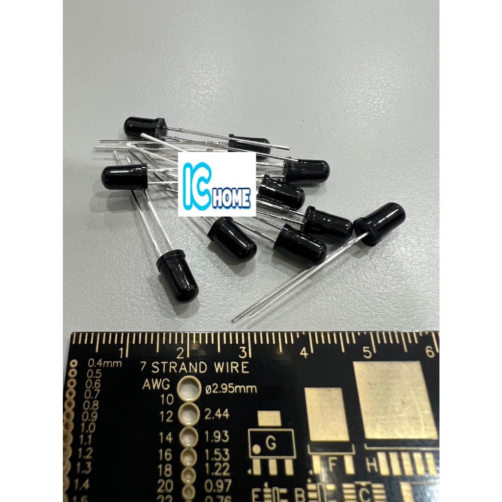 ICHOME 全新 5mm 紅外線 接收器 波長 940nm 70mW 紅外線接收器 IR 5V 75mA 現貨 | 蝦皮購物