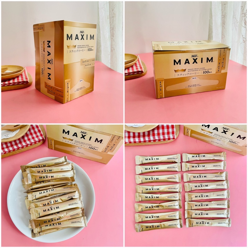 【象象媽咪】日本 AGF Maxim 黑咖啡 即溶咖啡 2克*100入 黑咖啡 即溶黑咖啡 黑咖啡粉 | 蝦皮購物