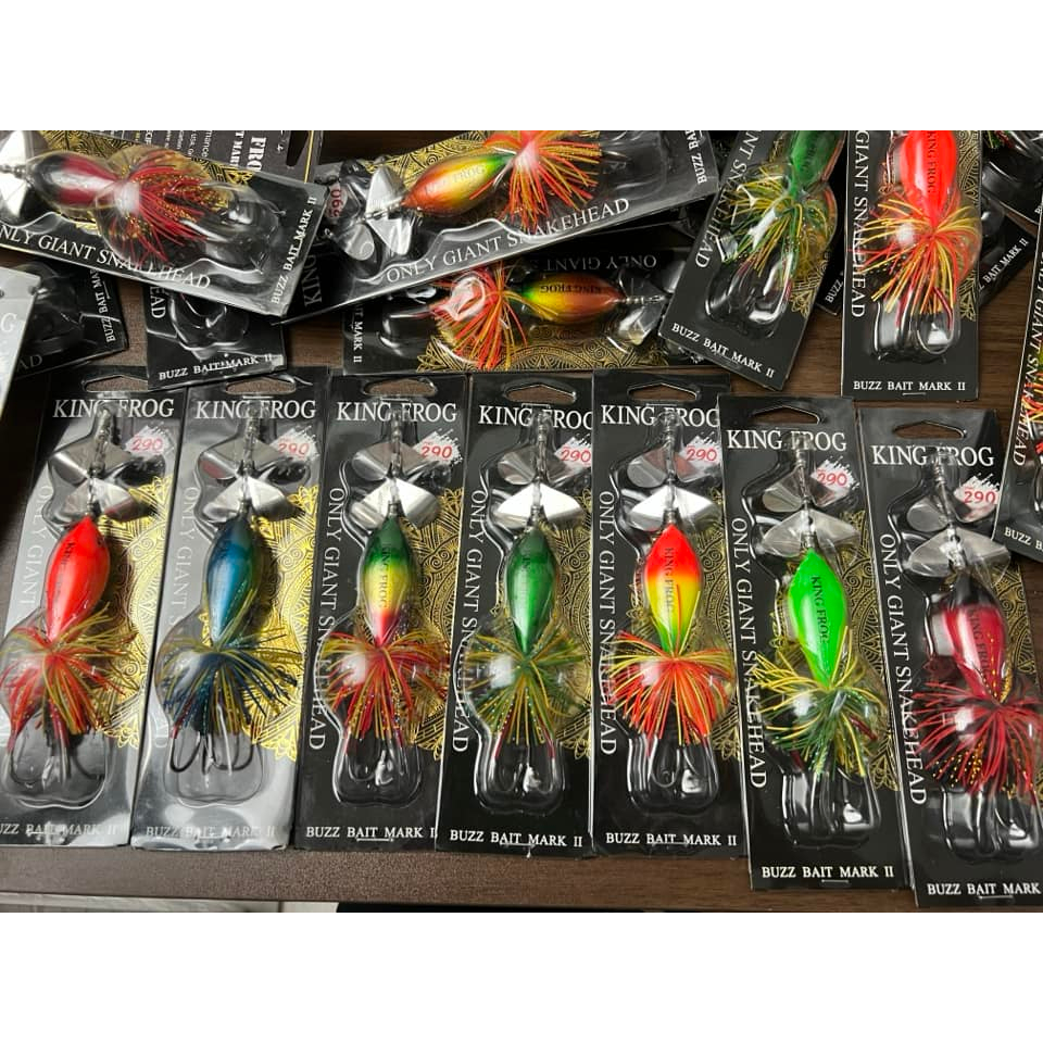 🇹🇭泰國進口🇹🇭 KING FROG BUZZBAIT MARK II 100mm/25g 巴雜 螺旋槳 雷強 魚虎 | 蝦皮購物