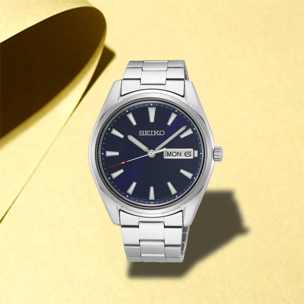 ⏰ACE愛時⏰ SEIKO 精工 CS經典系列 SUR341P1 銀藍 贈送拆帶針 夜光 指針 日期顯示 防水 手錶 | 蝦皮購物