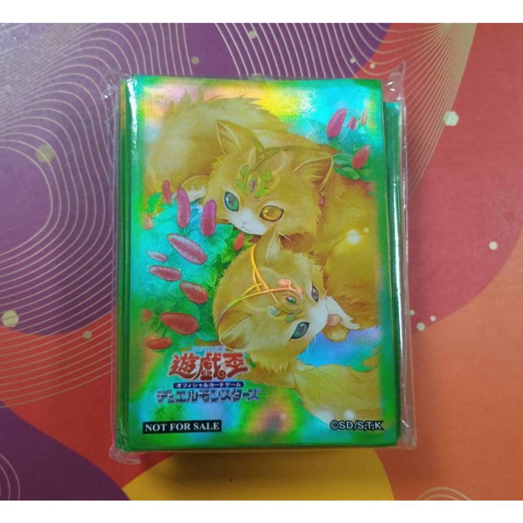 【安妮亞小舖】遊戲王 全新中國城市巡迴賽/積分賽/積分兌換卡套 森之聖獸 貓尾花貓 100張 全新 24PP-JP026 | 蝦皮購物