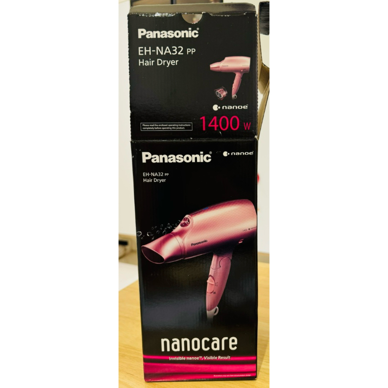 全新 保固內 Panasonic 國際牌 nanocare 奈米水離子吹風機 EH-NA32 粉 | 蝦皮購物