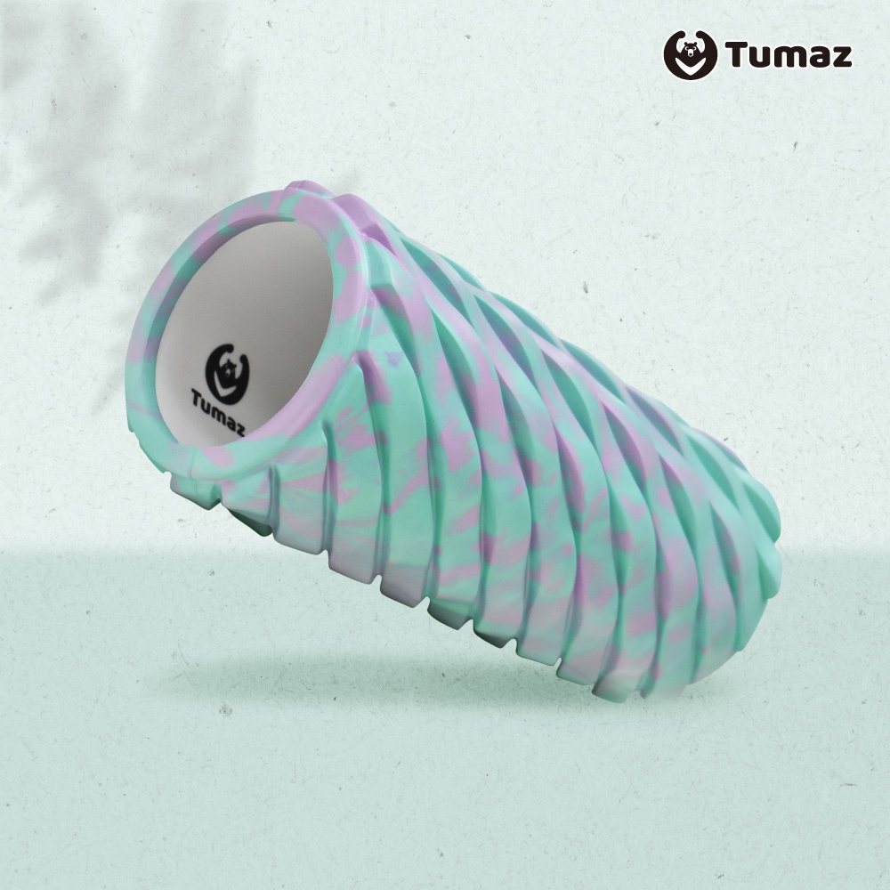 Tumaz月熊/波浪型按摩滾筒 無蓋 新手適用 硬度65D 草莓優格 毛怪藍綠 免運台灣現貨 | 蝦皮購物