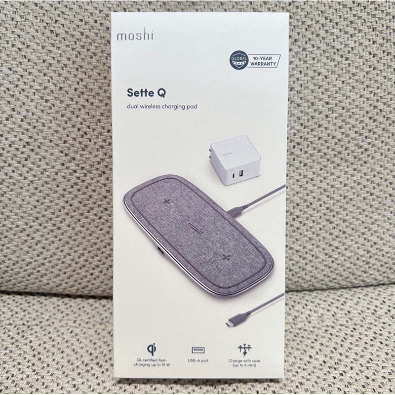Moshi Sette Q 雙線圈 3用無線充電盤 | 蝦皮購物