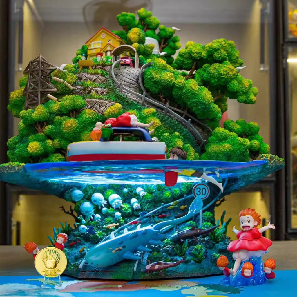 宫崎駿系列006 - 崖上的波妞 GK雕像 (現貨) | 蝦皮購物