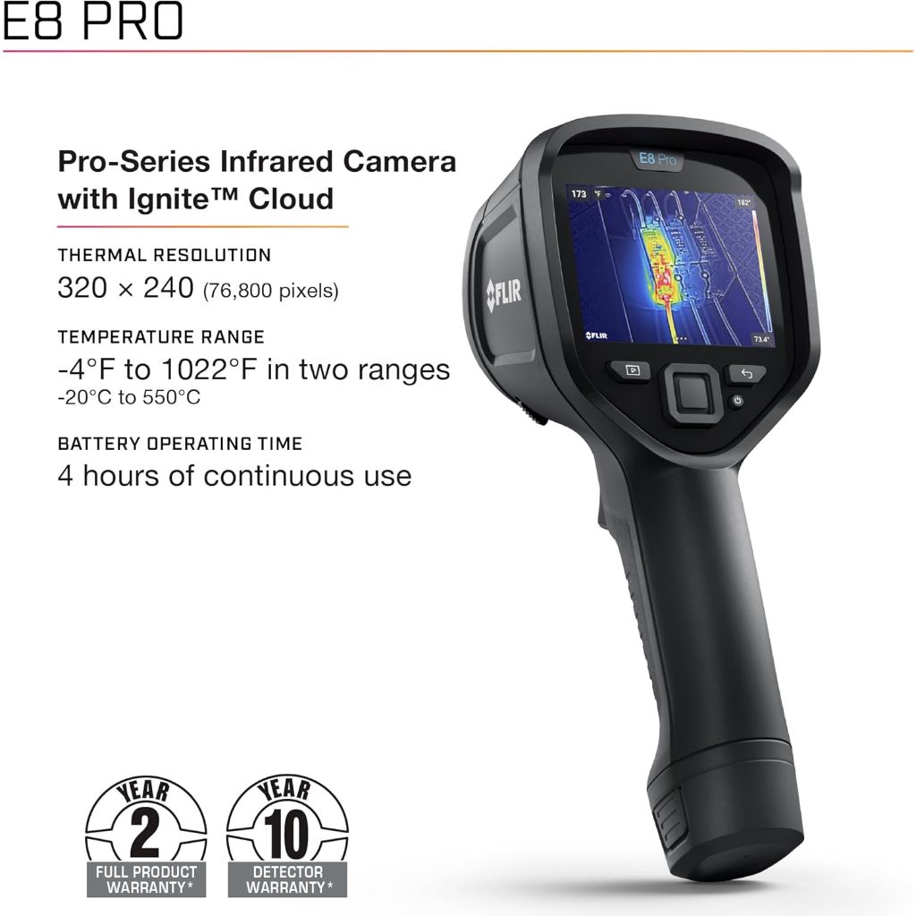 【預購】最新Flir E8 Pro手持式熱顯像儀含MSX影像強化版非一般E5 E6 E8 XT | 蝦皮購物