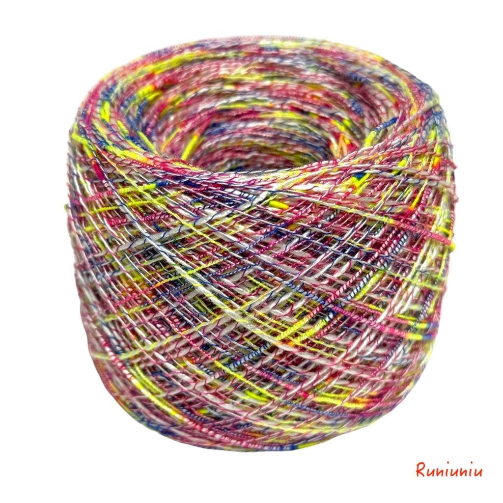 繽紛霓彩. / 壓克力胖瘦合捻段染繞邊毛線 (小球 60g-70g) | 蝦皮購物
