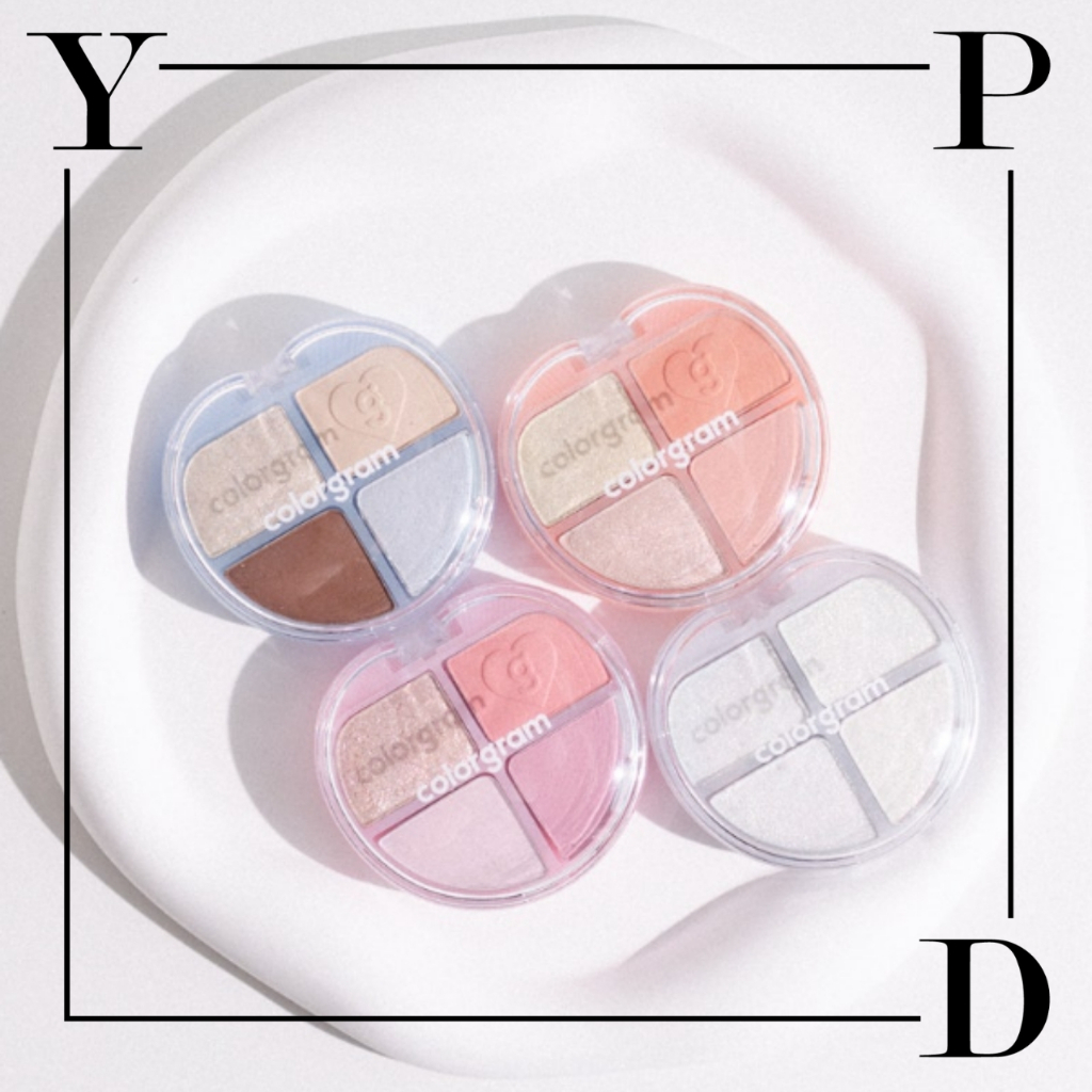 【YPD】 瑕疵品出清 Colorgram｜四色眼影盤 眼影盤 四格眼影 湯推薦 文佳煐同款 | 蝦皮購物