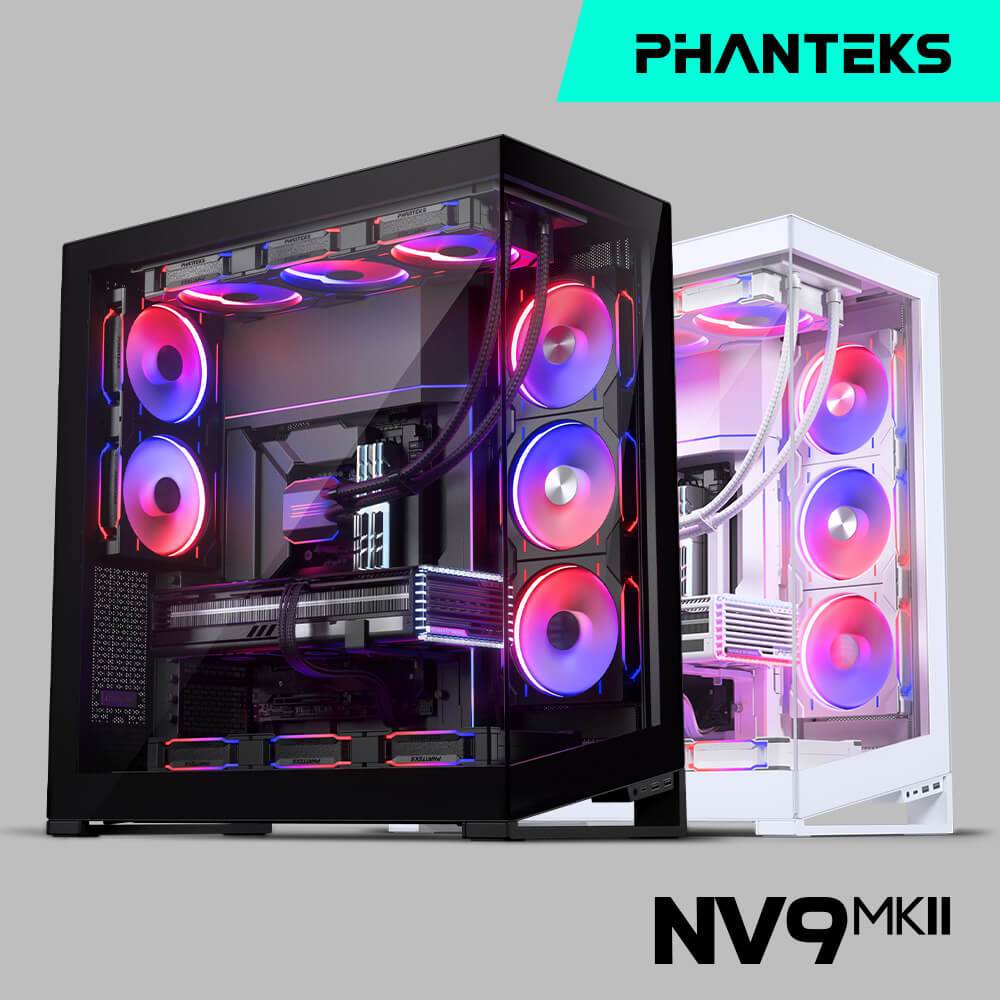 Phanteks 追風者NV9 MKII旗艦全塔海景房機殼/鋼化玻璃/RGB/支援背插式主板 可安裝11個140mm風扇 | 蝦皮購物