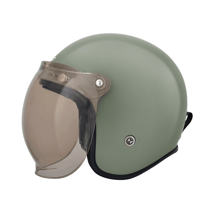 M2R MO-3 素色款 3/4罩 半罩 安全帽 復古帽 附發票 | 蝦皮購物