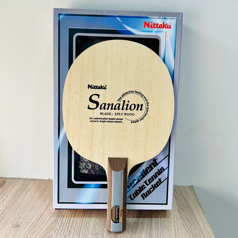 《桌球88》🔥全新日本進口 Nittaku Sanalion D 削球拍 桌球拍 日本內銷版 削球板 FL ST | 蝦皮購物