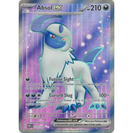 松梅桌遊舖 美版 國際版 SV03 Absol ex 214/197 阿勃梭魯 SR 寶可夢 單卡 | 蝦皮購物