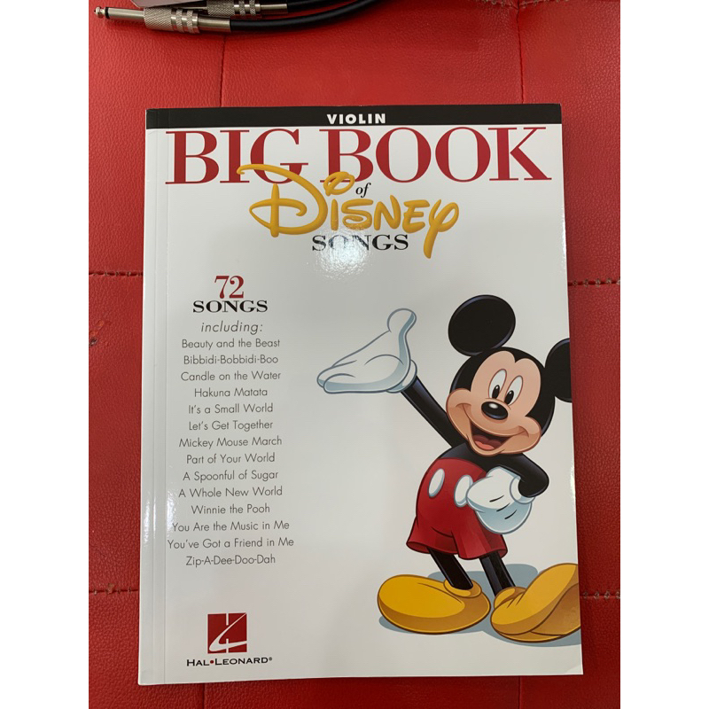 VIOLIN BIG BOOK of DISNEY SONGS | 蝦皮購物