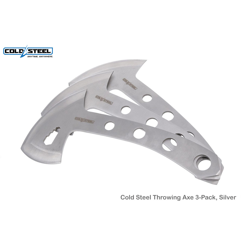【angel 精品館 】Cold Steel Throwing Axe 3-Pack 5〞全不鏽鋼斧頭 420鋼 | 蝦皮購物