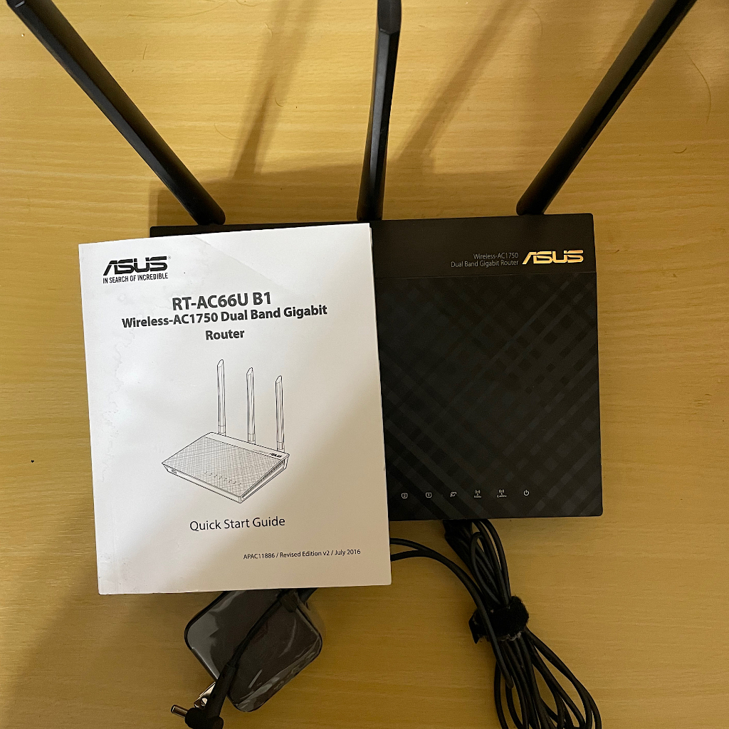 ASUS RT-AC66U B1 WIFI 網路分享器 三天線 | 蝦皮購物