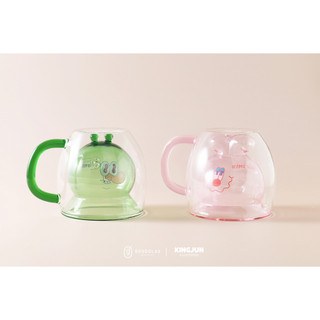 好玻 GOODGLAS ×KINGJUN-BT造型雙層把手杯 蠢兔造型雙層把手杯 蠢兔造型玻璃吸管 BT造型玻璃吸管 | 蝦皮購物