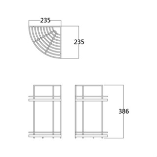 Caesar凱撒衛浴 雙層角落架 ST821P 牆角架 置物架 三角架 珍珠鎳材質 304不鏽鋼 轉角架 不銹鋼置物架 | 蝦皮購物