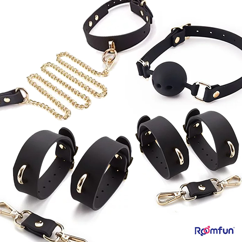 免運【連鎖店面x快速出貨】Roomfun｜BDSM道具 軟質矽膠系列束縛套組 | 蝦皮購物