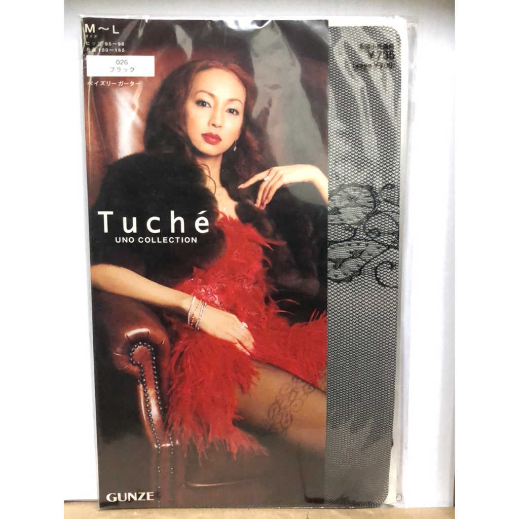 絲襪雜貨店AB124 日本製 GUNZE Tuche 郡是 印花 圖騰 華麗 美腿 造型 顯瘦 褲襪 | 蝦皮購物