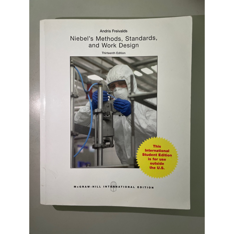 Niebel’s Methods, Standards, and Work Design (工作研究用書） | 蝦皮購物