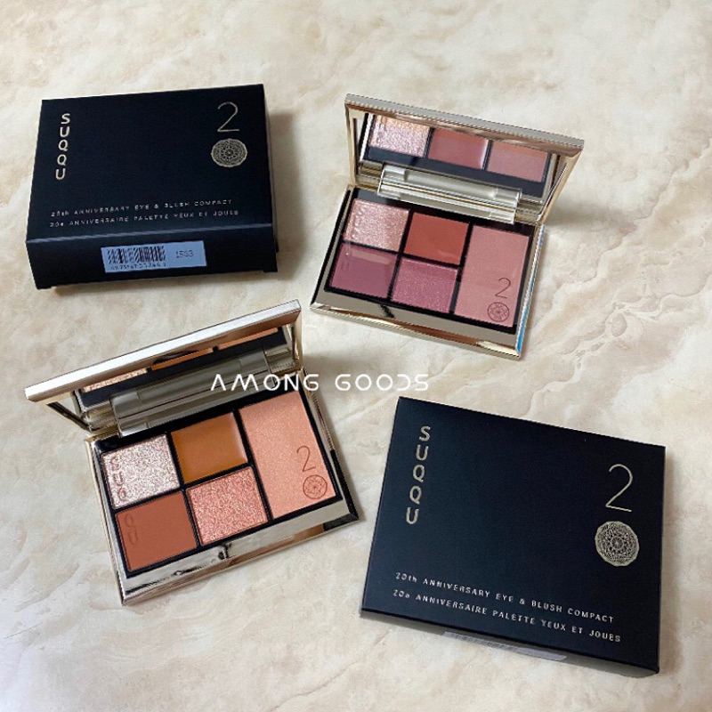 🔥現貨🔥AG選物 英國代購 SUQQU 20週年紀念眼頰盤 限量版 101 橙光重 102 夢咲光 | 蝦皮購物