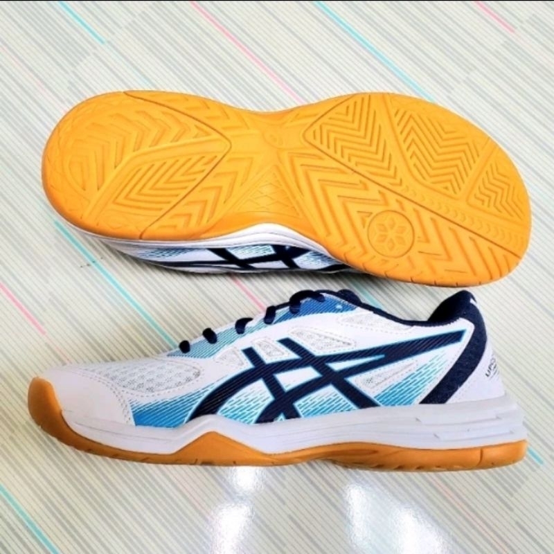 亞瑟士 ASICS UPCOURT 5 男 排球鞋 羽球鞋 1071A086-102 白藍 | 蝦皮購物