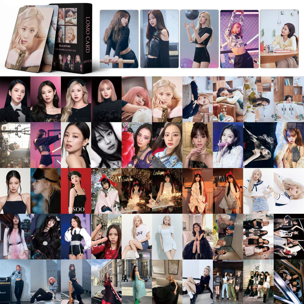 BLACKPINK小卡 飯製 最新款 首爾演唱會 世界巡演 ROSE LISA JINNIE JISOO 小卡 愛豆周邊 | 蝦皮購物