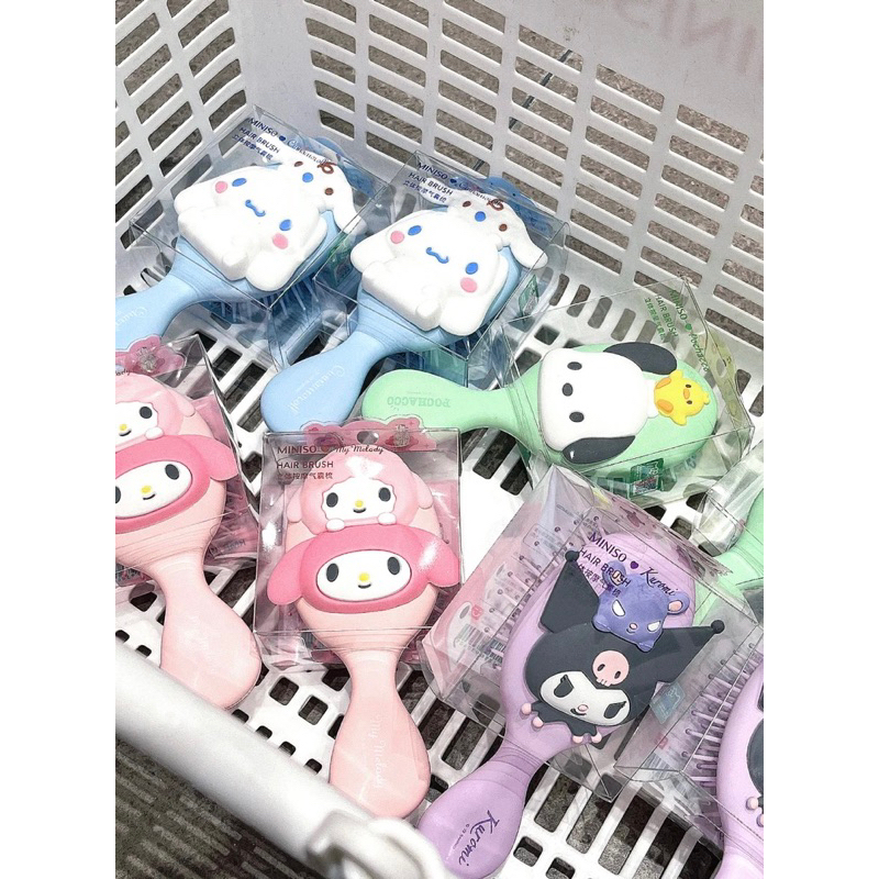 （台灣現貨 24H內秒發）Moyi Store ┃正版三麗鷗氣囊梳梳子隨行梳小梳子按摩梳大耳狗酷洛米聖誕禮物交換禮物生日 | 蝦皮購物