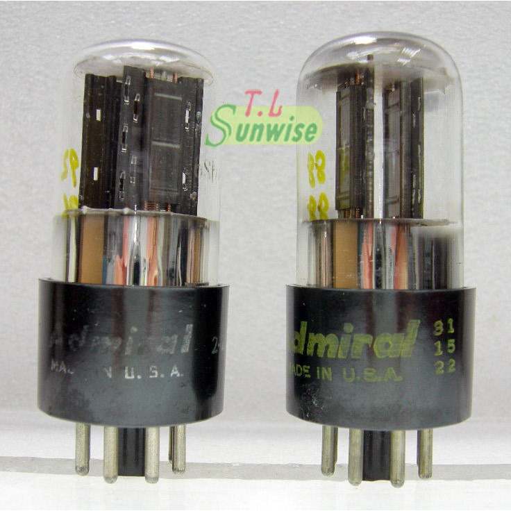 6SN7 ︽NO:4953 美國 SYLVANIA 6SN7 GT (VT-231) 黑屏 40年代除氣片 真空管 1對 | 蝦皮購物