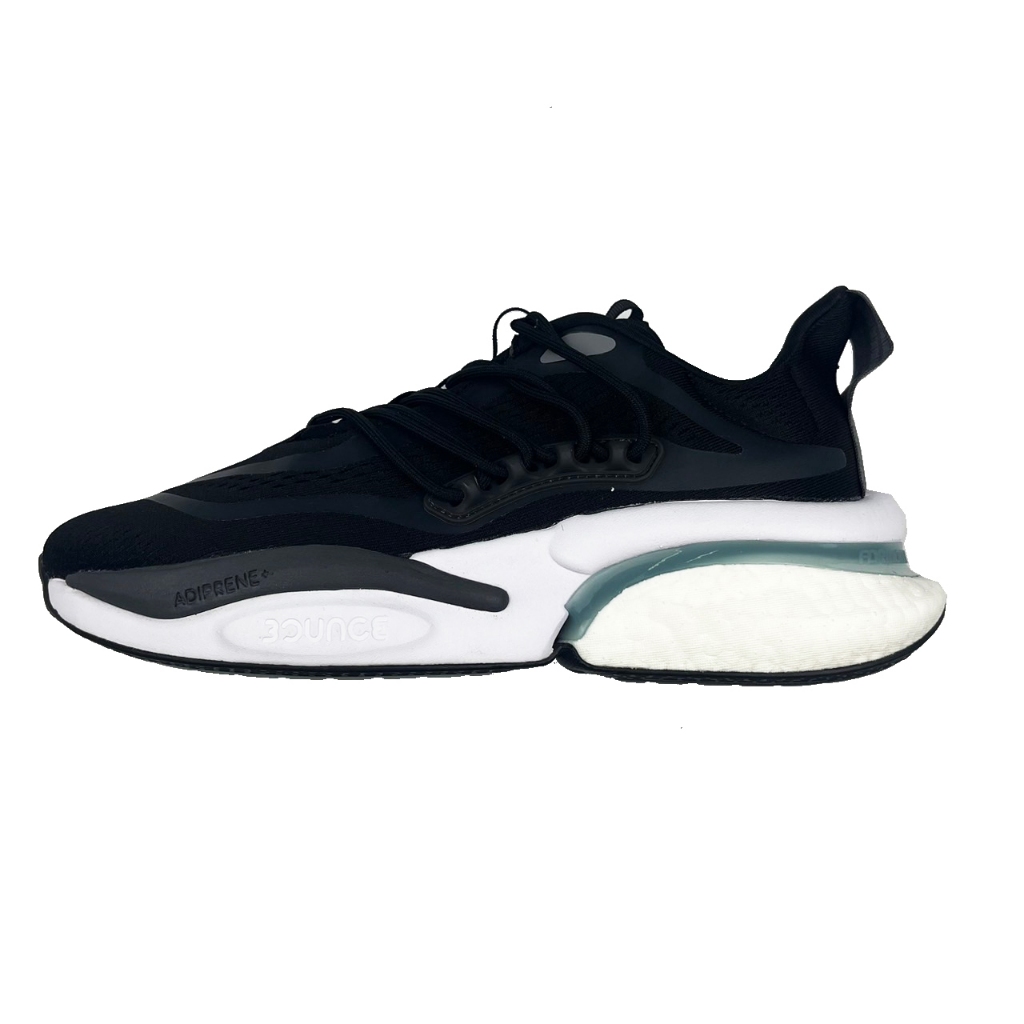【JABOW運動生活館】ADIDAS 男款 零碼UK 9.5 ALPHABOOST 慢跑鞋 黑X白 HP2758 | 蝦皮購物