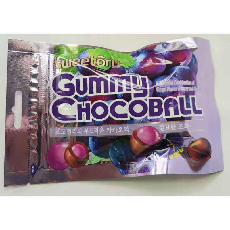 *好物分享*韓國Sweetory葡萄QQ可可球。效期：2025,07.01。淨重：50公克。Grape | 蝦皮購物