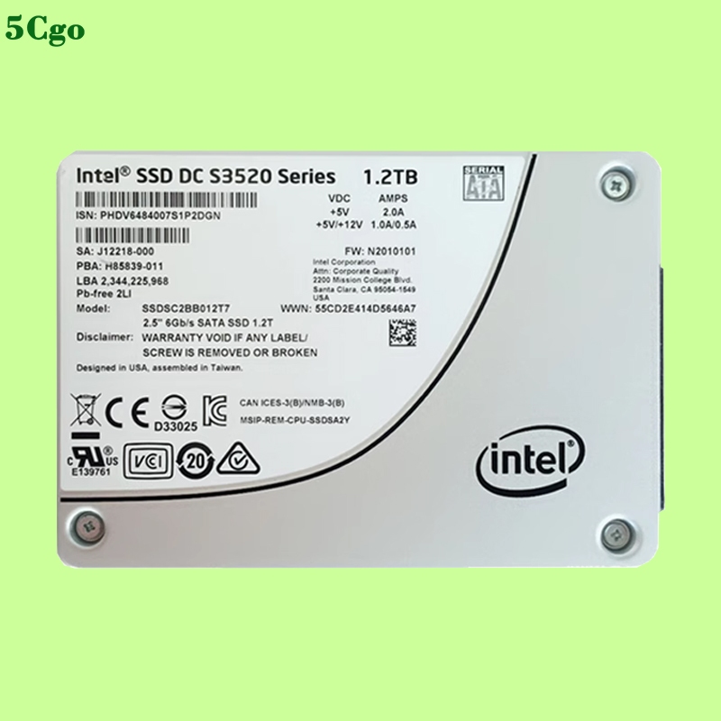 5Cgo.【含稅】Intel/英特爾S3520 S3510 S3500 480G 800G SATA企業級SSD固態存儲 | 蝦皮購物