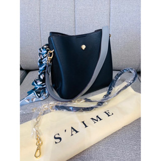S’AIME包包 saime包 側背包 肩背包 提包 媽媽包 上班包 手提包 側背 鏈條包 蝴蝶水桶包 蝴蝶包 水桶包 | 蝦皮購物