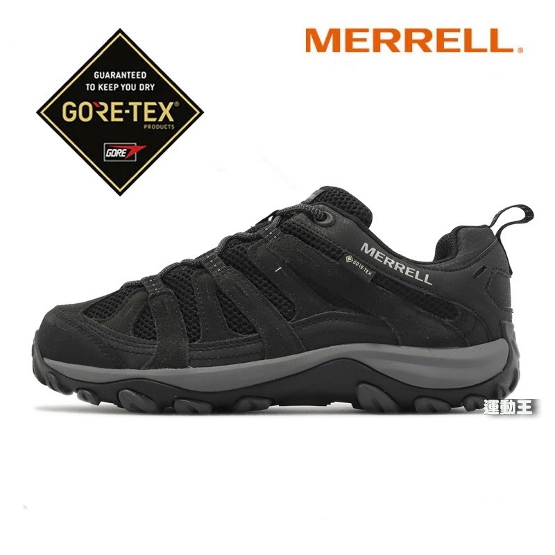 Merrell 登山鞋 Alverstone 2 GTX 男鞋 黑 灰 防水 越野 戶外 郊山 ML036899 | 蝦皮購物