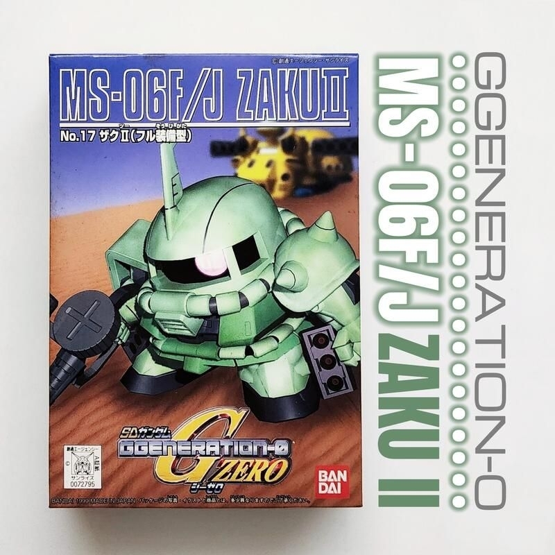 BB戰士 G ZERO GGENERATION-0 MS-06F/J ZAKU II 薩克 SD 鋼彈 GZERO 模型 | 蝦皮購物