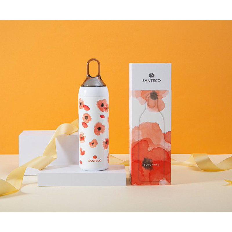 法國SANTECO YOGA ART 不鏽鋼保溫瓶 500ml 環保-盛綻 | 蝦皮購物