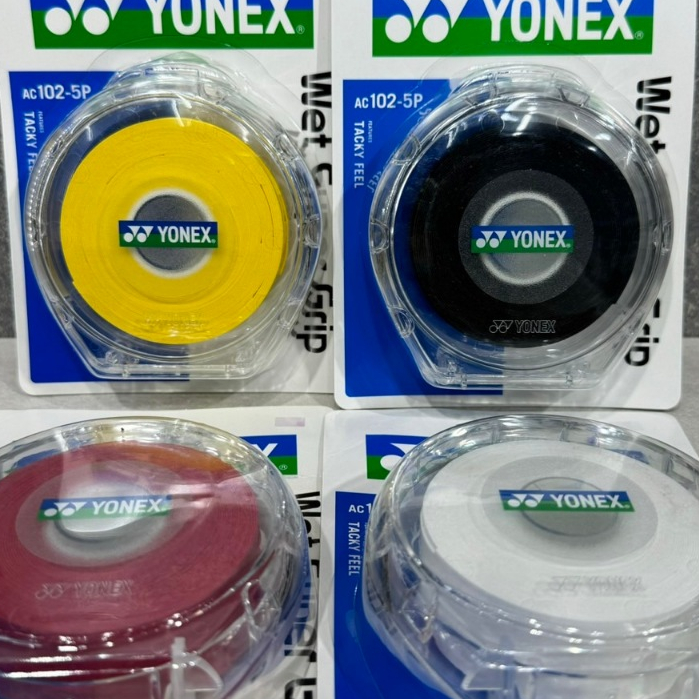 【力揚體育 羽球】 YONEX AC102-5P 握皮 握把布 握把皮 AC102 硬殼 jp版 代購 | 蝦皮購物