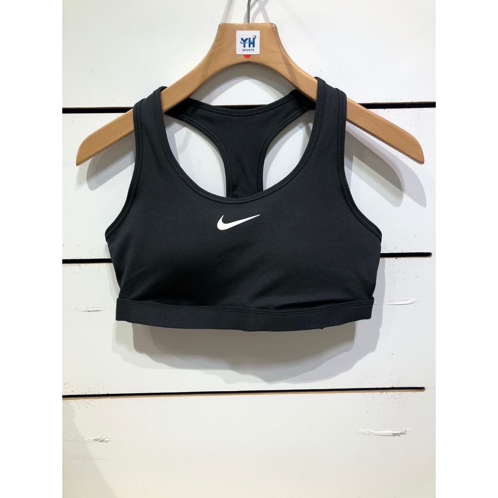 【清大億鴻】NIKE Dri-FIT運動內衣 中強度支撐DX6822-010黑色 | 蝦皮購物